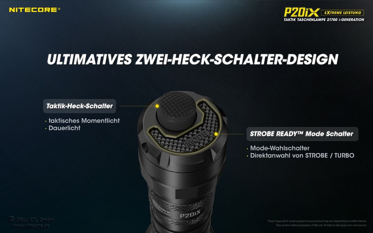 Nitecore P20iX - 4000 Lumen | NC-P20IX