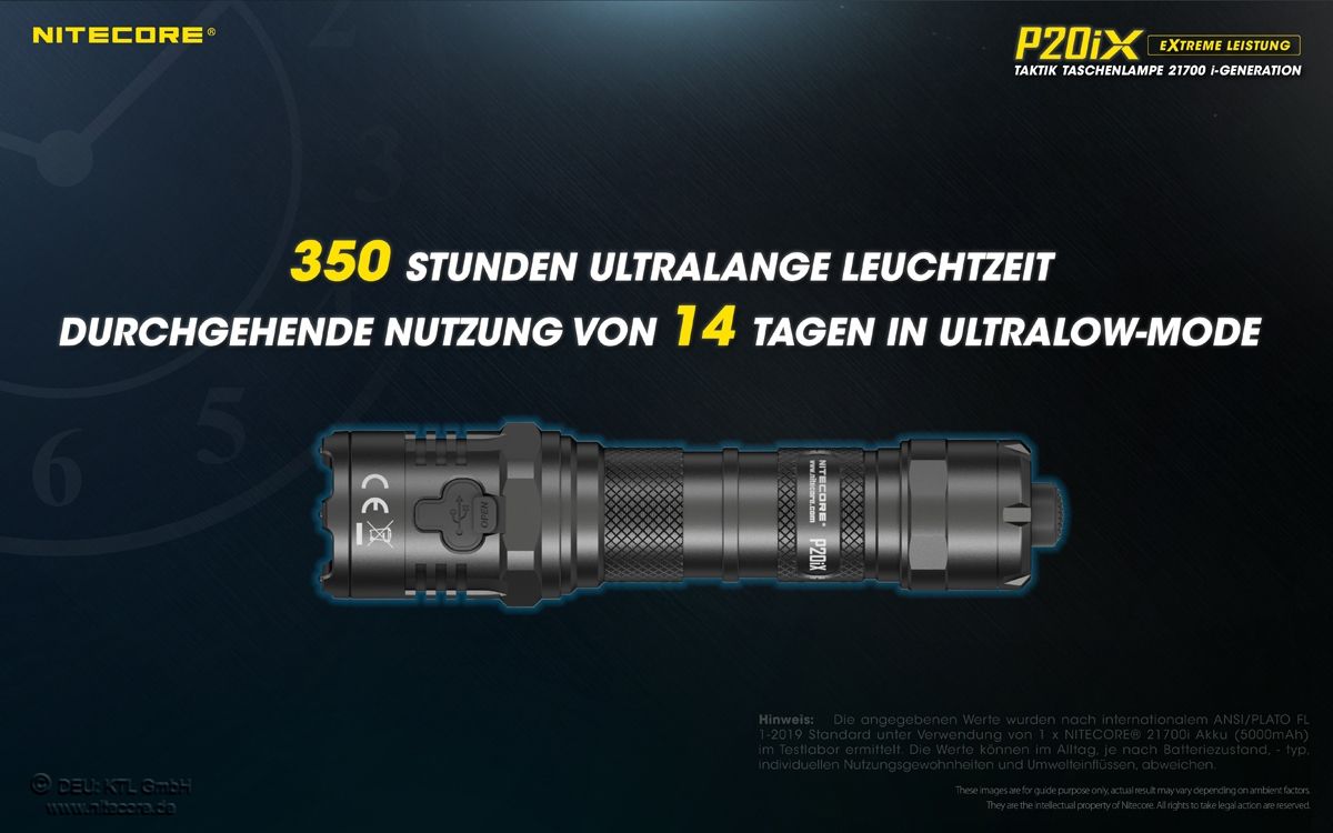 Nitecore P20iX - 4000 Lumen | NC-P20IX